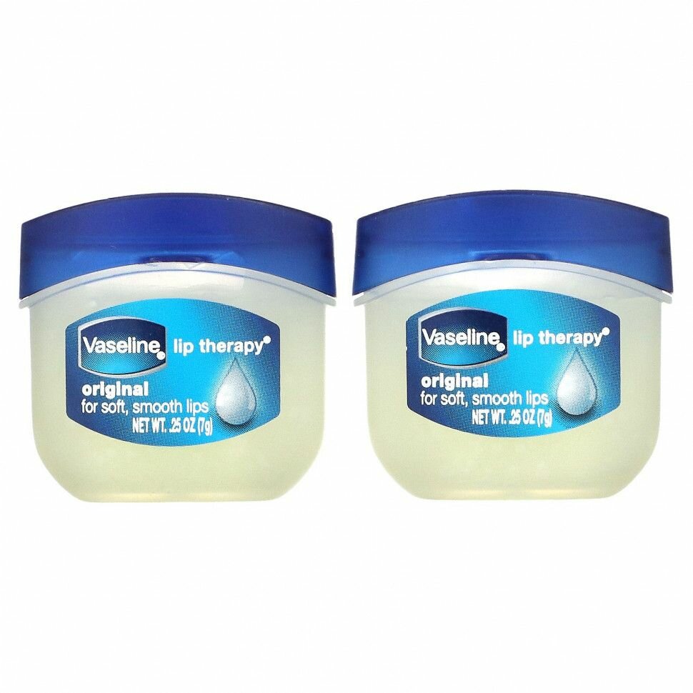 Бальзам для губ Vaseline "Lip Therapy", оригинальный, 7г, 2шт.