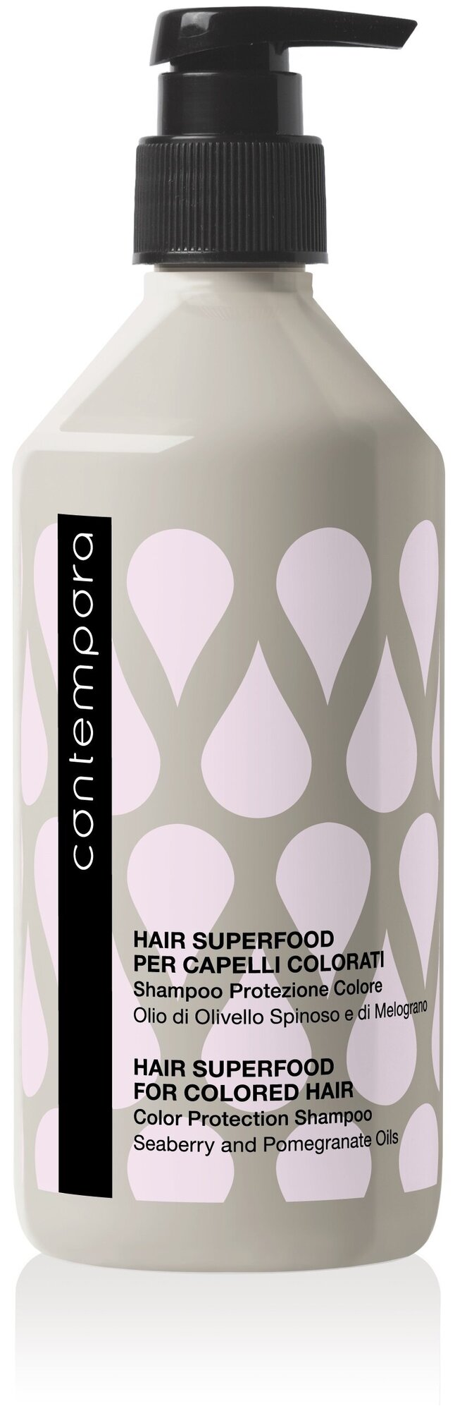 Шампунь Barex Contempora, для окрашенных волос, с маслами облепихи и граната, 500мл