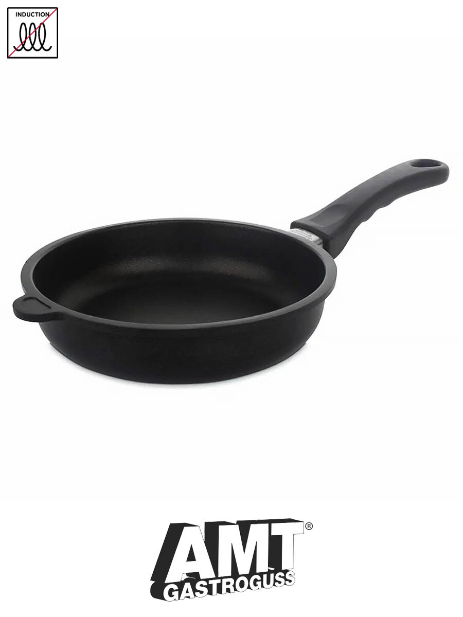 Сковорода универсальная AMT 20см, не для индукции, фиксированная ручка