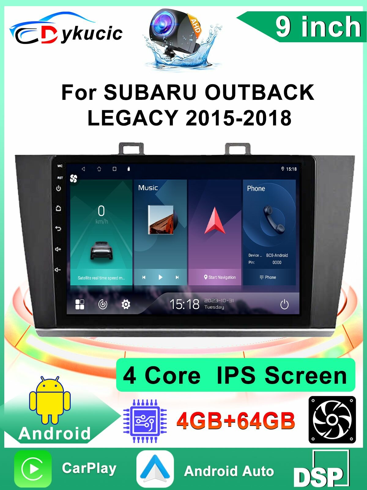 Магнитола для Outback Legacy 2015-2018