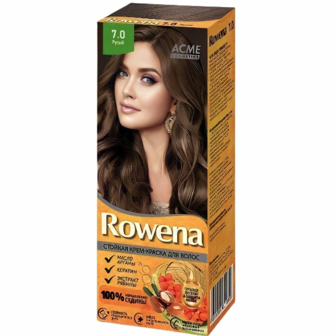 ACME Color Краска для волос ROWENA Стойкая тон 7.0 Русый