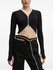 Топ Heliot Emil Zip-fastening knitted top, размер 36, black/black