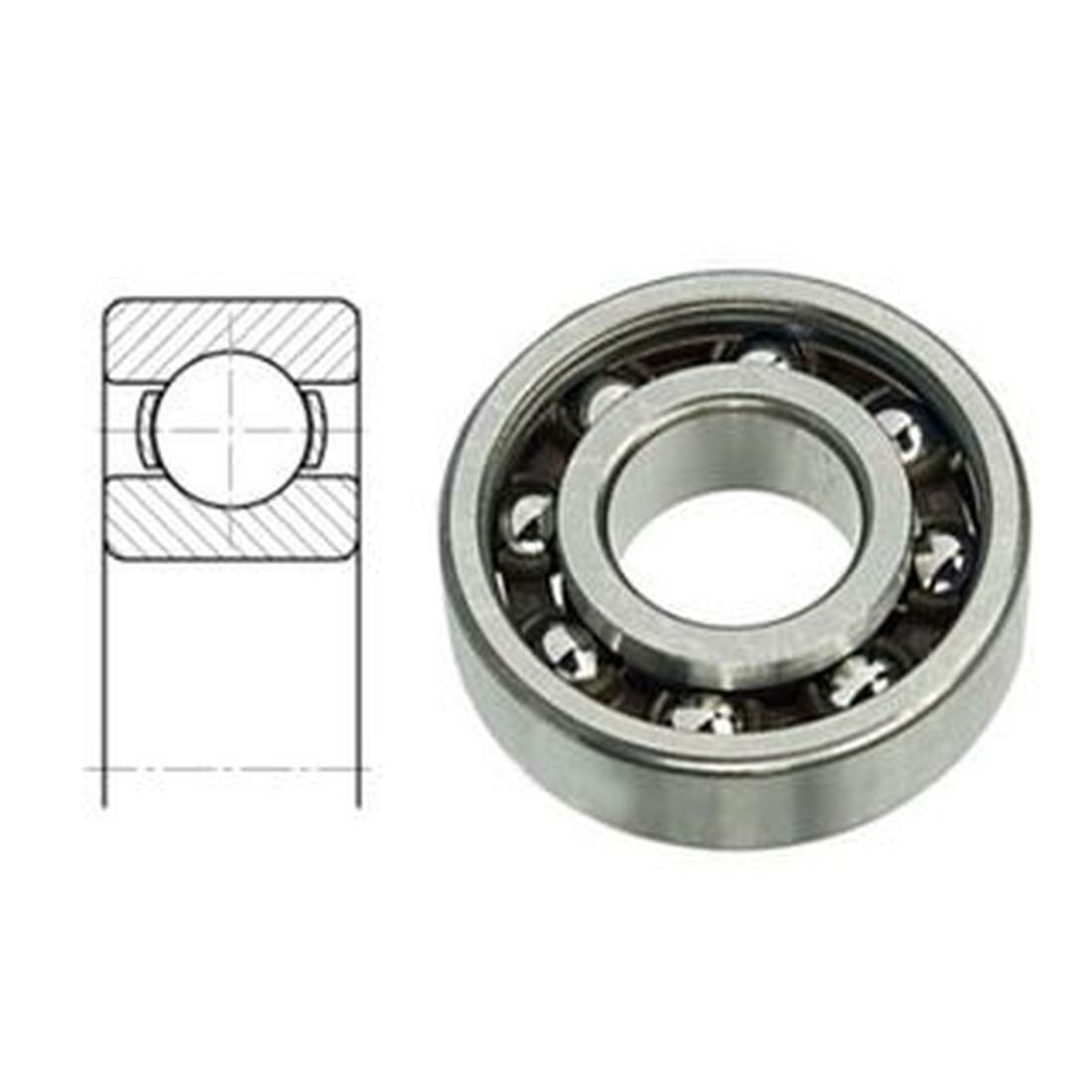 Подшипник качения шариковый радиальный APP GRUPP арт. 203 (6203) АПП