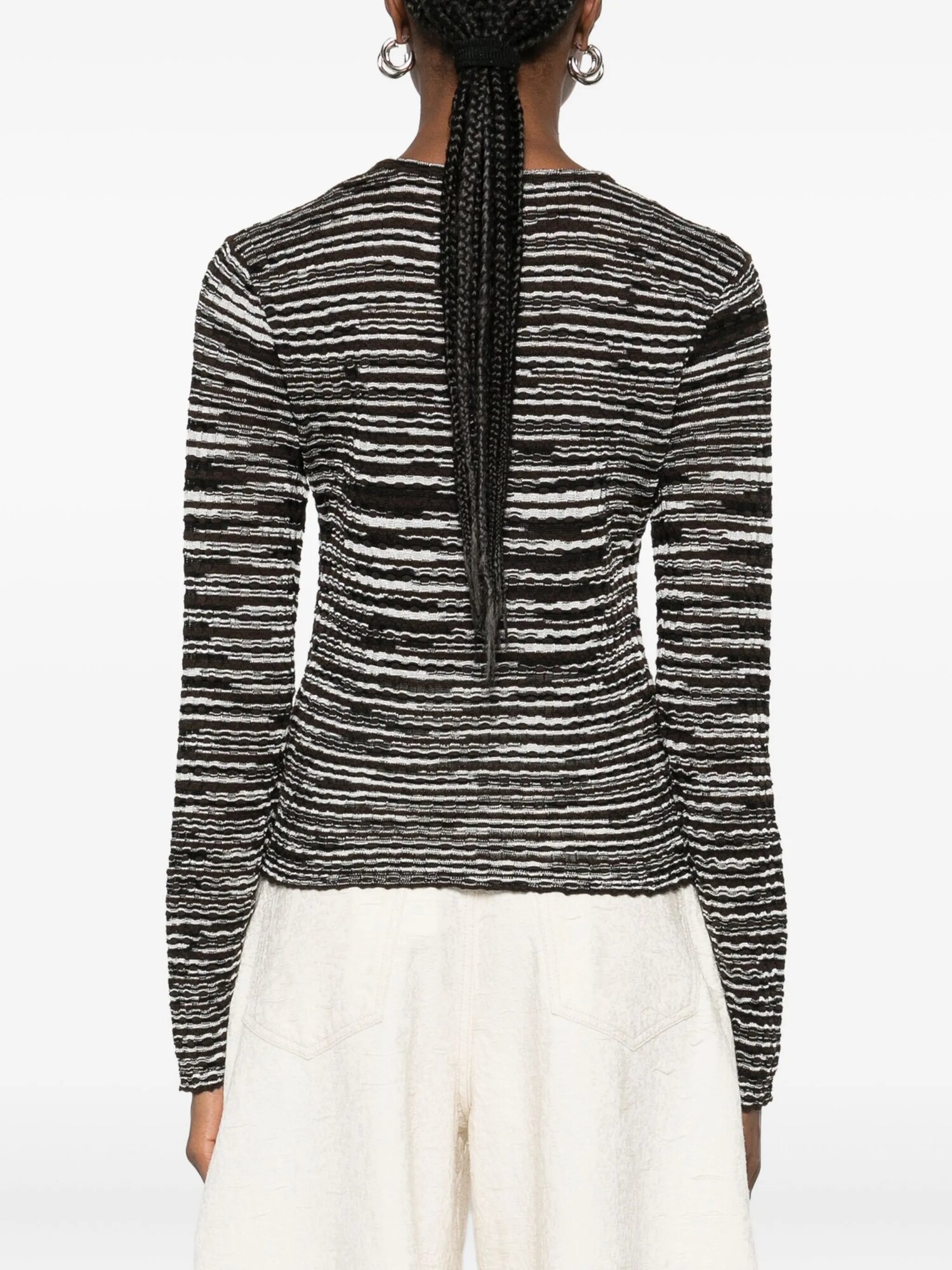 Свитер Missoni Round-neck sweater, размер 42, , black/black — фото 1