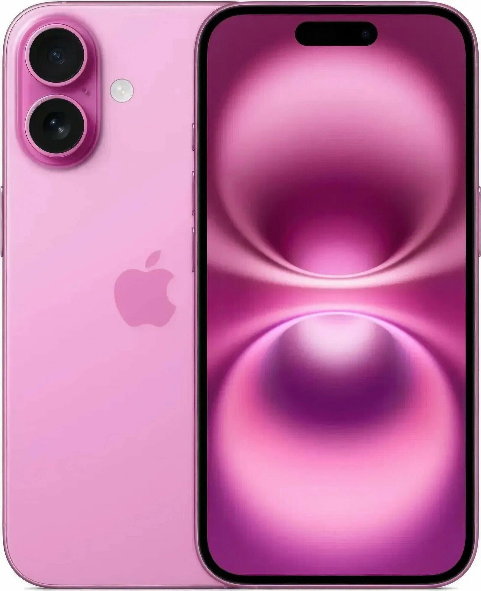 Смартфон Apple iPhone 16, 128 GB Pink/Розовый Dual: nanoSim+ESim