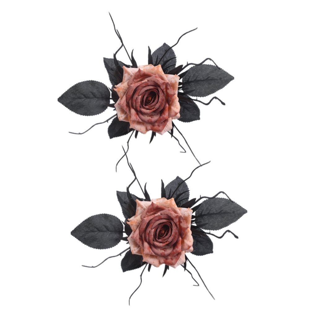 2 штуки аксессуаров для украшения занавесок в стиле ретро без перфорации- благоприятный красный