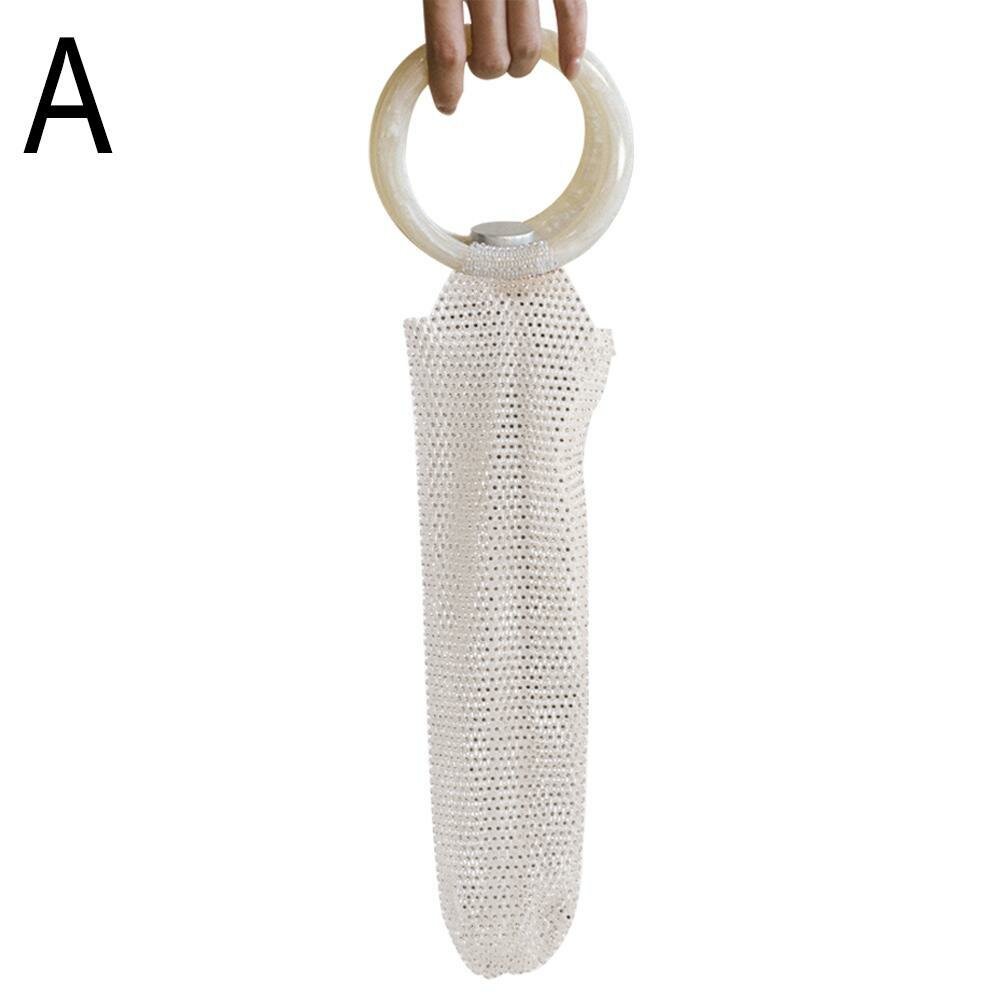 Сумка для вина с блестящими бриллиантами и стразами, эластичная сетка, прочная ручка, свадебные подарки