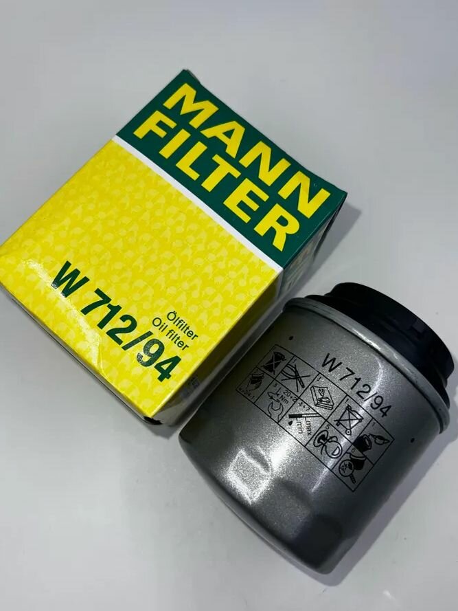 Фильтр Масляный Mann-Filter W712/94 MANN-FILTER арт. W712/94