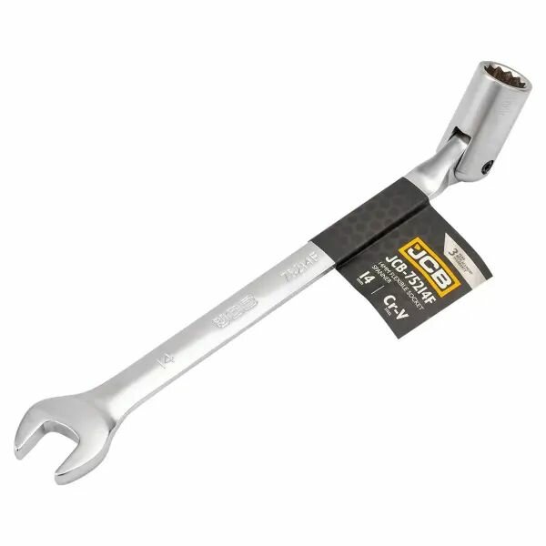 Ключ рожково-торцевой шарнирный 14мм JCB