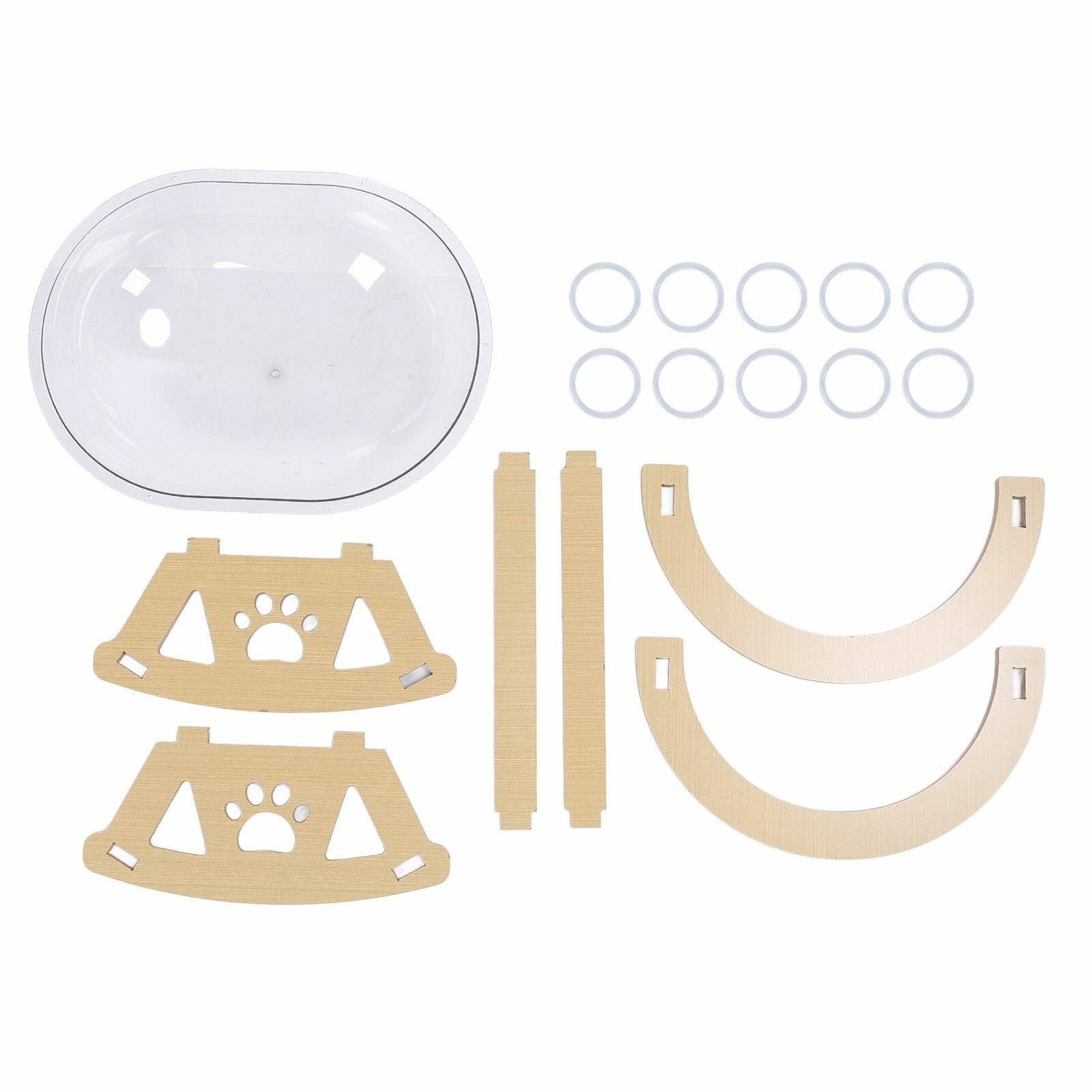 Прозрачная кошачья кровать, просторная, устойчивая, стильный вид, прозрачный кошачий гамак для сна, игр, отдыха