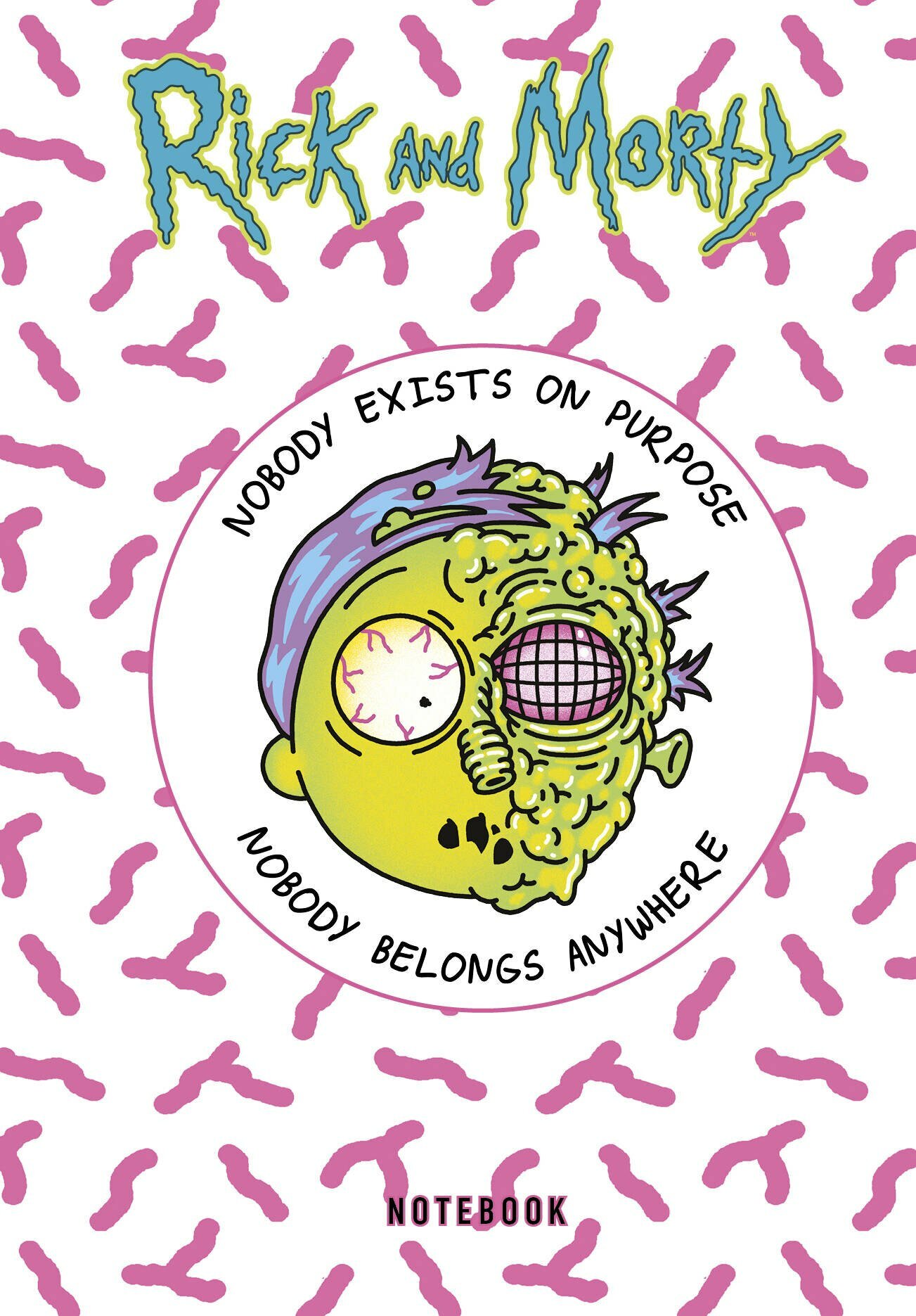 Рик и Морти. Блокнот. Морти (А5, 72 л, контентный блок, со стикерами)