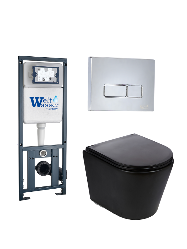 WeltWasser Комплект MARBERG 410 + SALZBACH 043 MT-BL + MAR 410 SE-CR WeltWasser