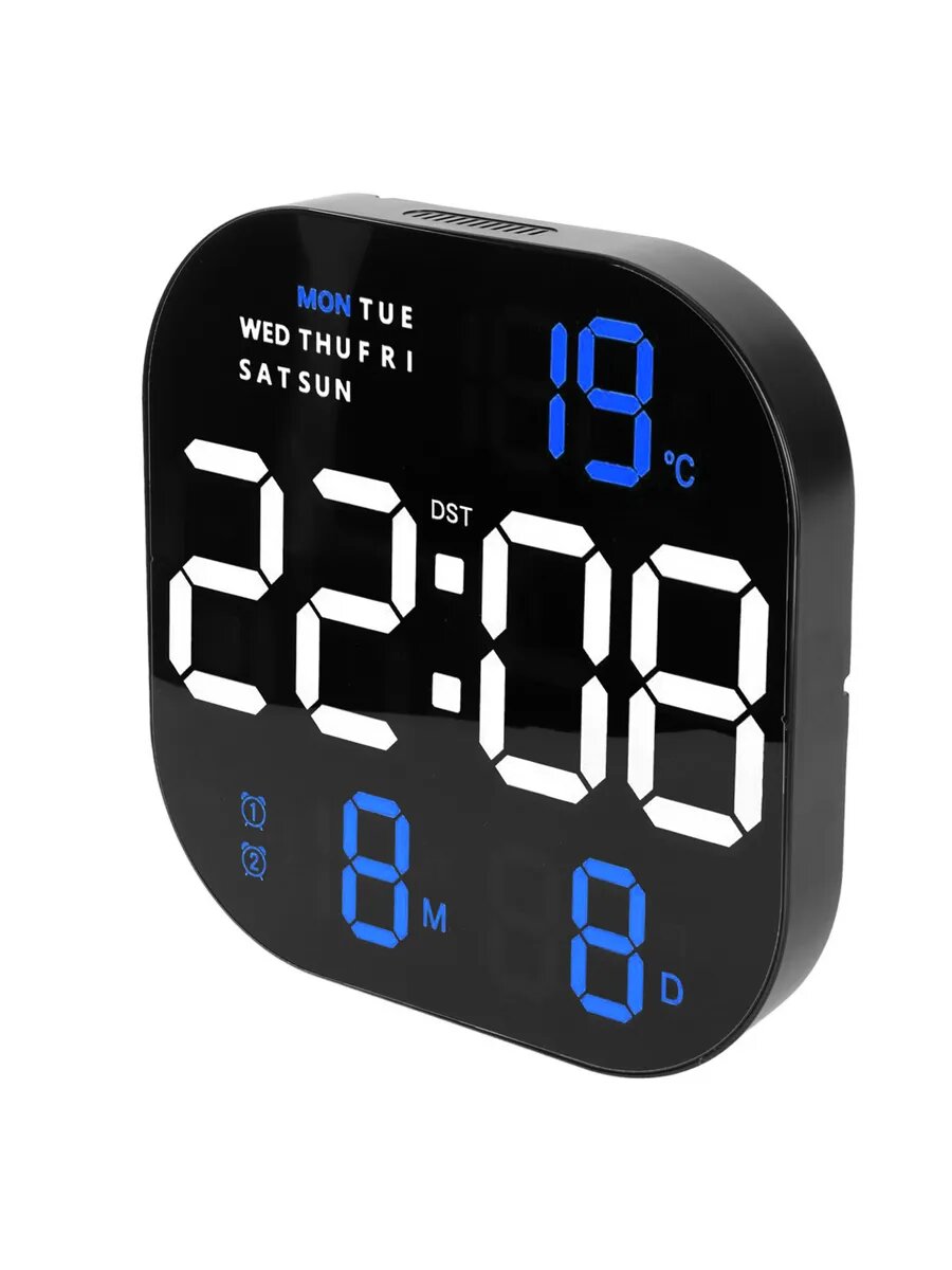 Цифровые часы с большим экраном, светодиодный USB, 5 В,