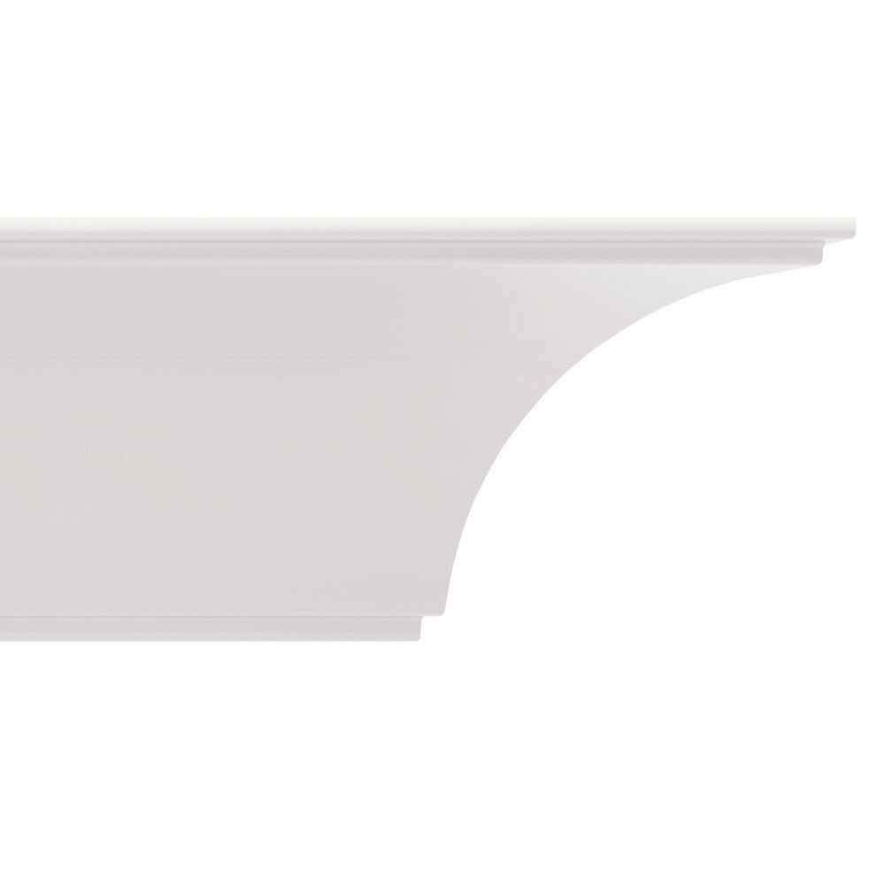 Плинтус потолочный из пенополистирола 60х58х2000 мм Солид С 17/60