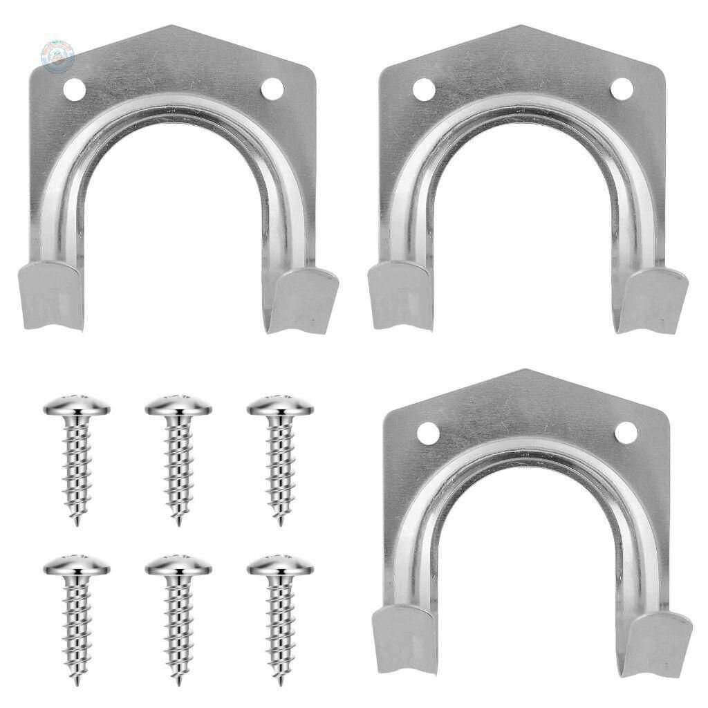 Крючки для инструментов двойные углеродистая сталь, комплект навесных крючков для гаража и сарая, прочные подвесные крюки для лопат шлангов стремянок, органайзер хранения инструментов