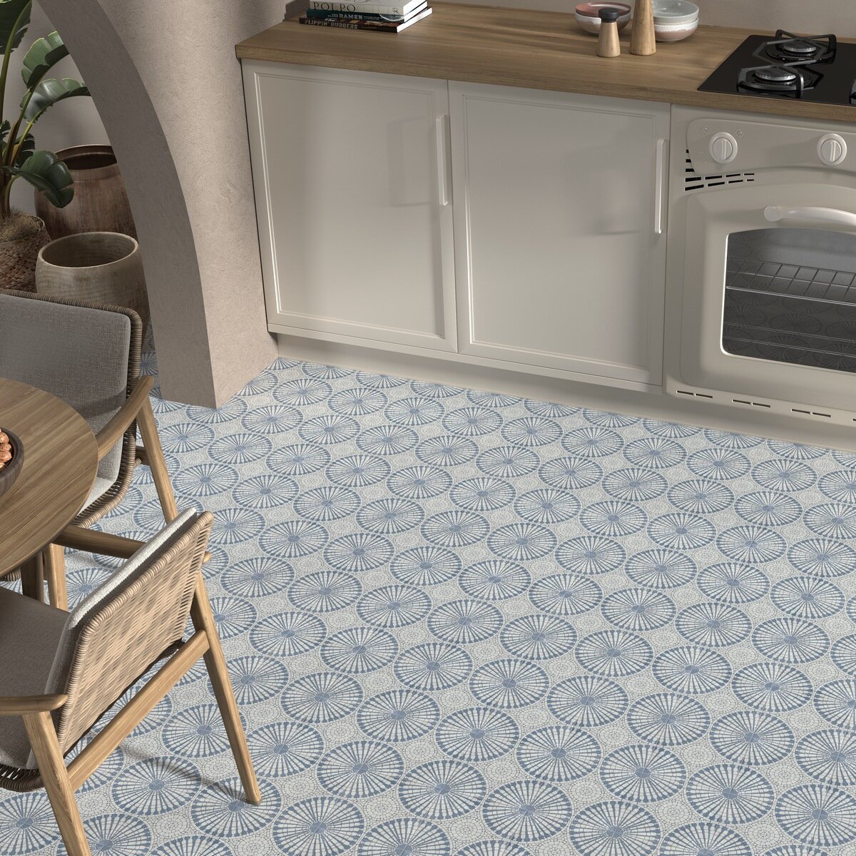 Керамогранит Mainzu Carino Indigo Mosaico 20x20 PT03810 Мелкоформатная, морозостойкая