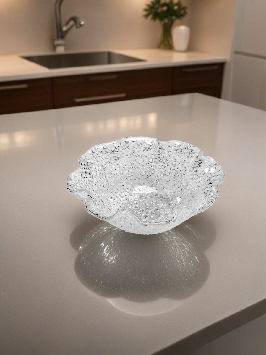 Салатник пиала из декорированного стекла SPECIAL от IVV Италия 18 см