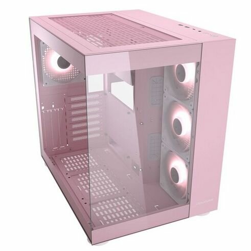 Компьютерный корпус Cougar FV150 RGB (FV150 RGB (Pink)) розовый - Mid Tower, Micro-ATX, Mini-ITX, Standard-ATX, USB 3.2 Gen 2 Type-C