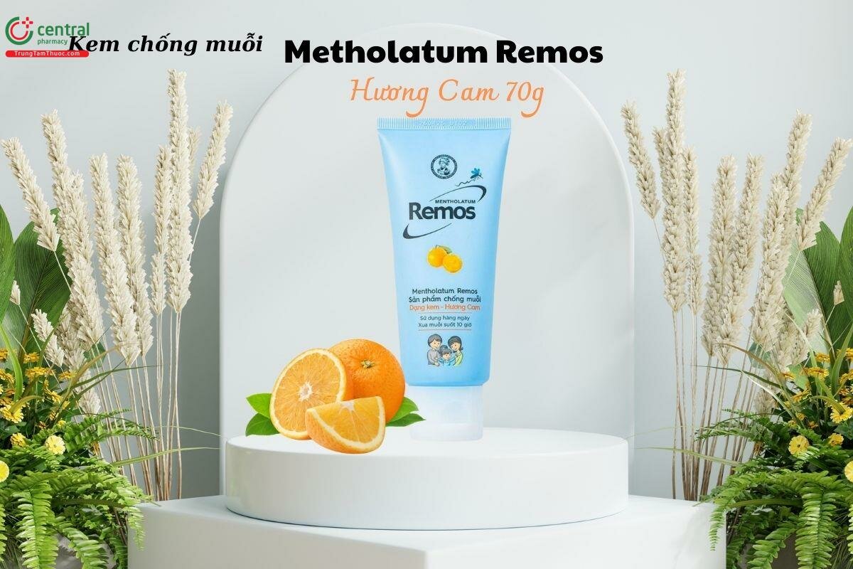 Вьетнамский крем от укусов комаров и зуда Remos Mentholatum — эффективная защита и уход, (70 гр)