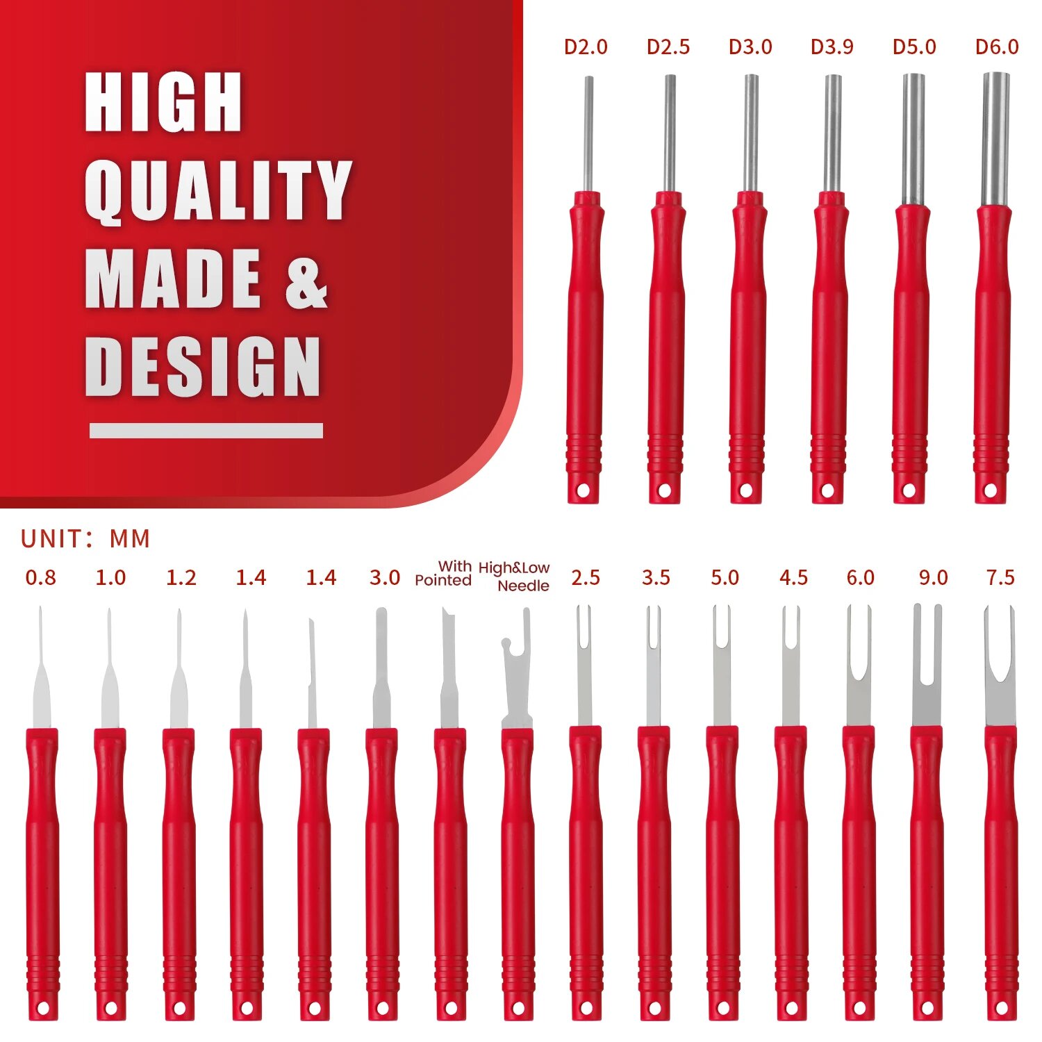 21 шт, набор инструментов для снятия автомобильных клемм, автомобильная вилка для проводов, съемник электрического разъема, экстрактор штифтов, инструменты для ручной разборки, 21pcs with bag