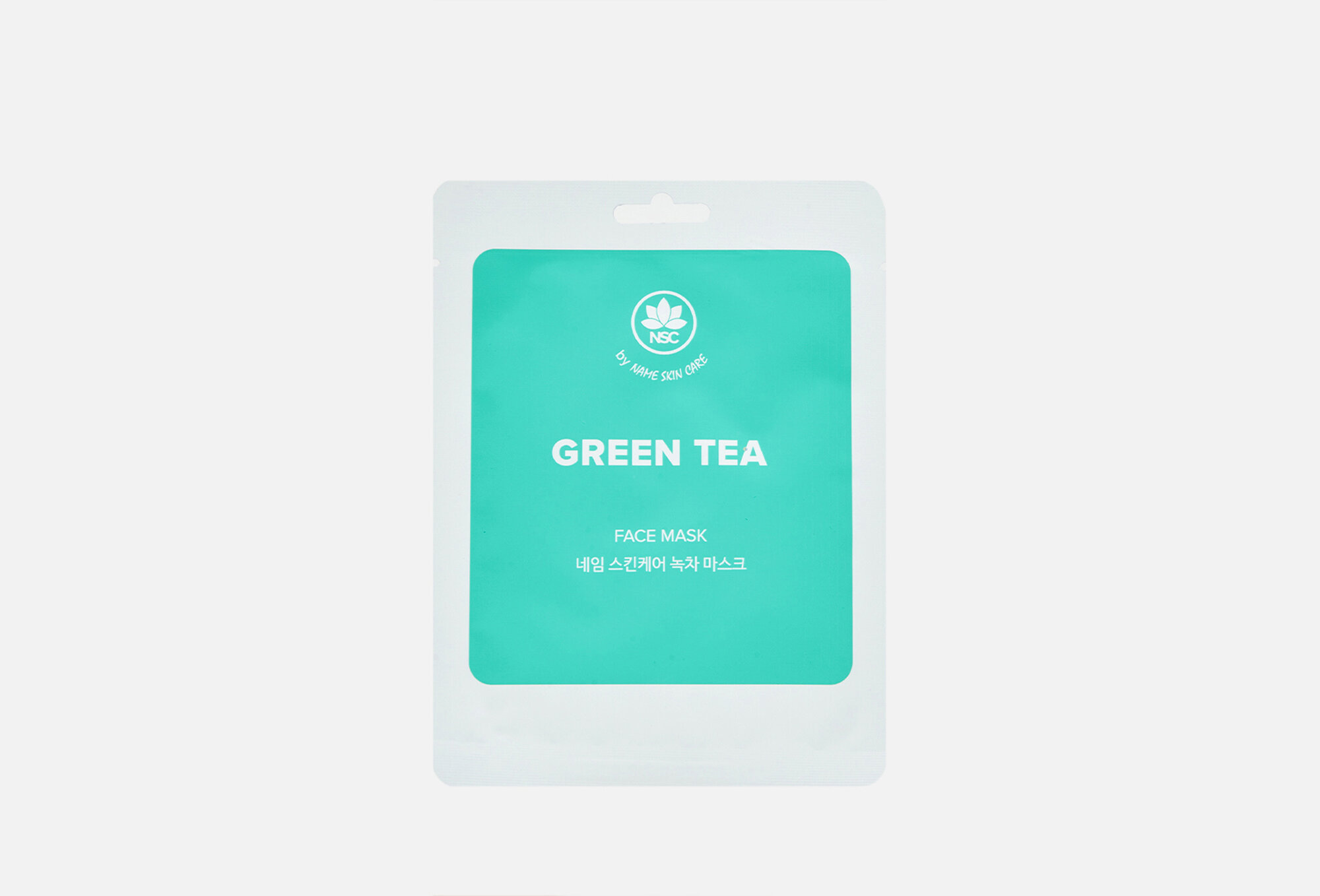 Тканевая маска для лица с Зеленым чаем NAME SKIN CARE Sheet Face Mask GREEN TEA