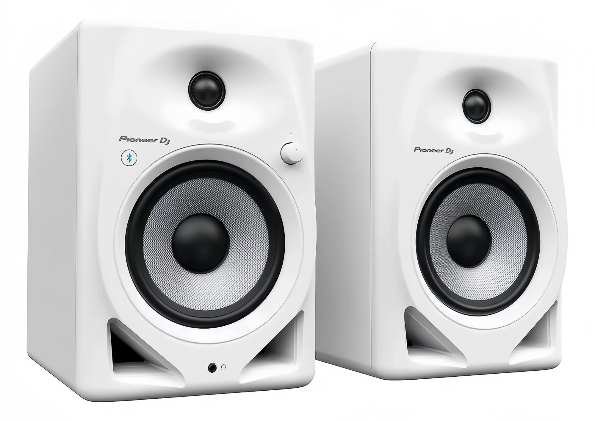 Активные колонки Pioneer DJ "DM-50D-BT", беспроводные, Bluetooth, белые