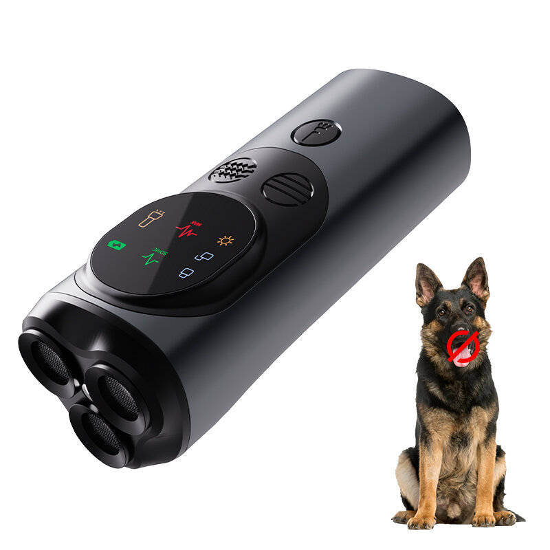 P10 Smart Ultra-sonic Dog Bark Control Devices 3-головочные устройства против лая Портативные устройства для отпугивания лая собак в помещении и на улице