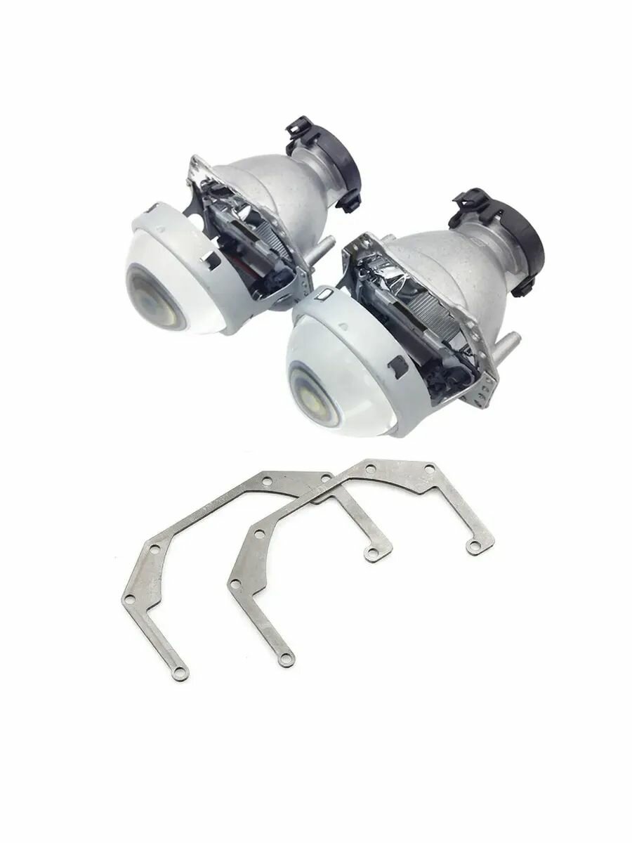 Комплект линз Mitsubishi Pajero Sport II 2008-2016 (хелла .006 + рамки)