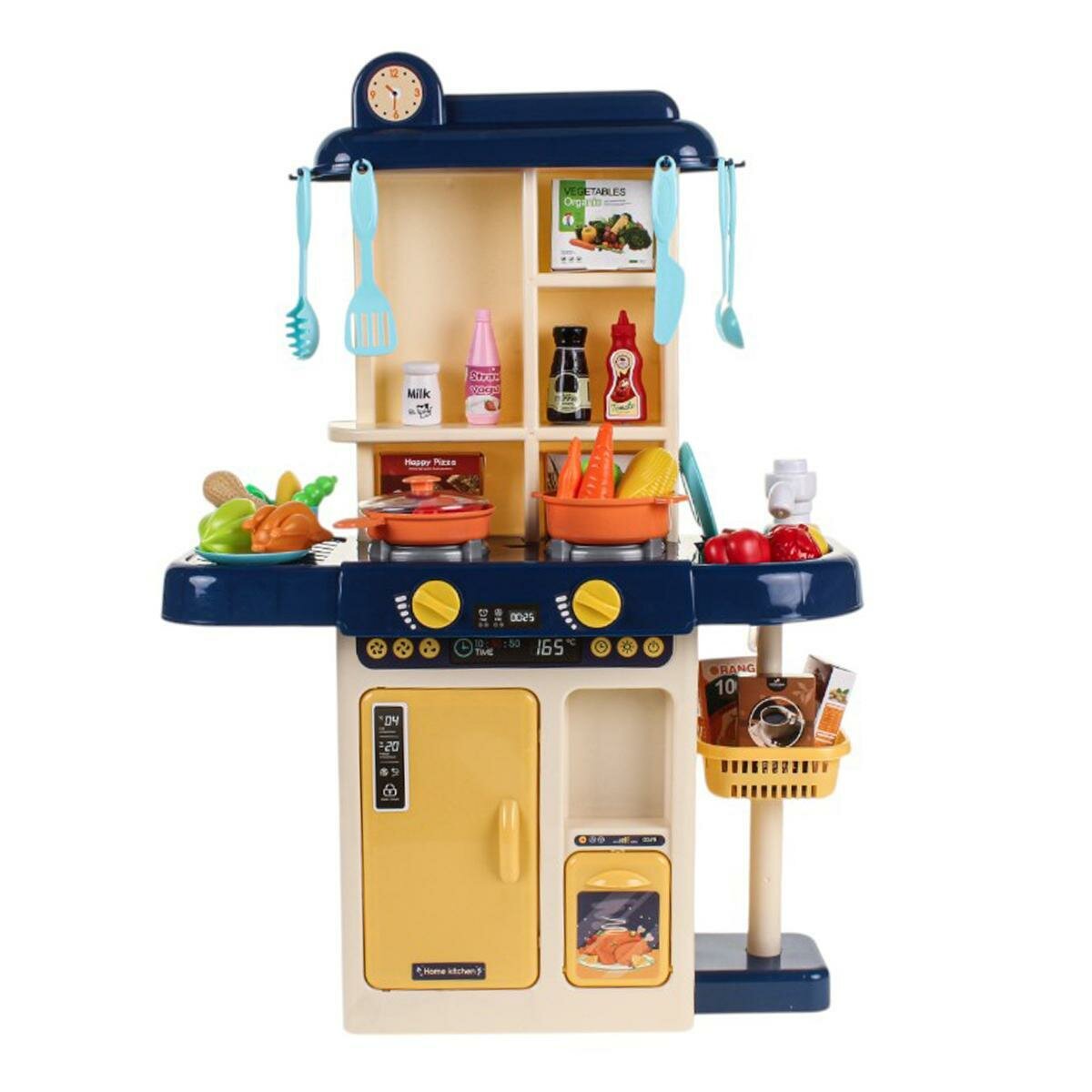 Игровой модуль кухня «Cooking Time» с плитой, мойкой и 46 аксессуарами, высота 65см, цвет в ассортименте