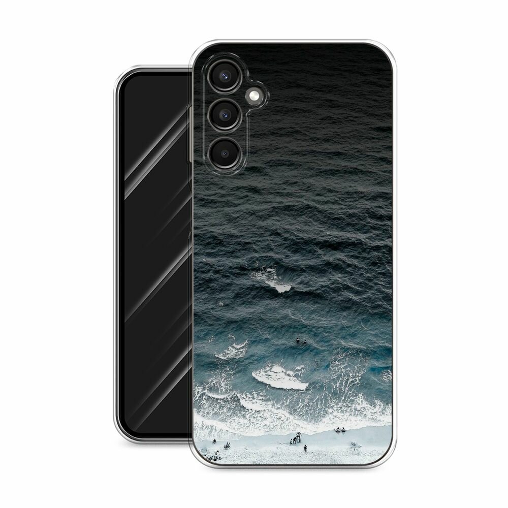 Чехол на Samsung Galaxy A24 / Самсунг Галакси A24 с принтом Волны на море — фото 1
