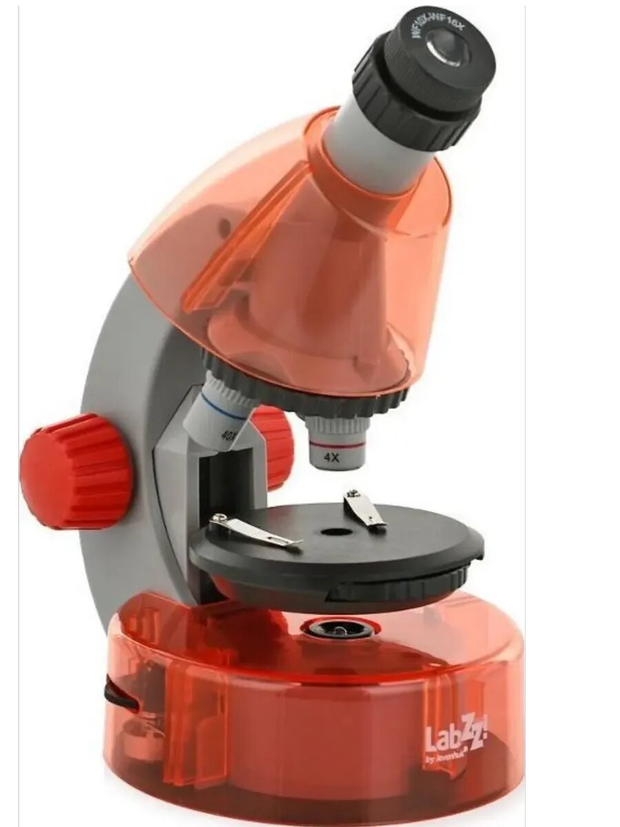 Микроскоп биологический детский LABZZ M101 Оранж 40–640 крат