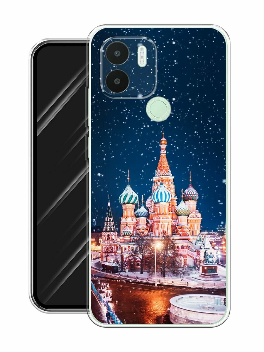 Чехол на Xiaomi Redmi A1+/Redmi A2+/Poco C51/C50 / Редми A1+ с принтом "Москва 1" — фото 1