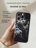 Чехол на Apple iPhone 16 Pro / Айфон 16 Про с принтом "Гроза и медведь"