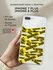 Чехол на Apple iPhone 7 Plus / Айфон 7 Плюс с принтом "Warning!", прозрачный