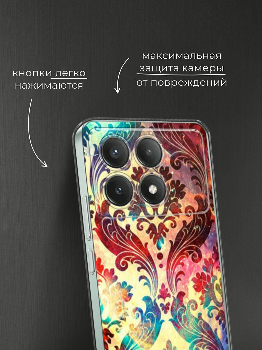 Чехол на Xiaomi Poco X6 PRO 5G / Поко X6 Про 5G с принтом "Чарующий узор" — фото 1