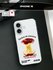 Чехол на Apple iPhone 16 / Айфон 16 с принтом "Съеденное яблоко 2", прозрачный