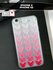 Чехол на Apple iPhone 6 / Айфон 6 с принтом "Градиент из сердечек"