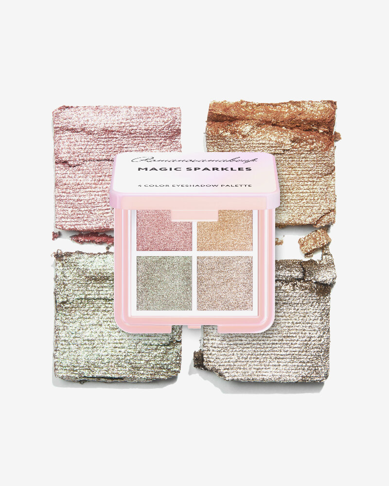 Romanovamakeup палетка теней для век 4 Color Eyeshadow Palette MAGIC SPARKLES