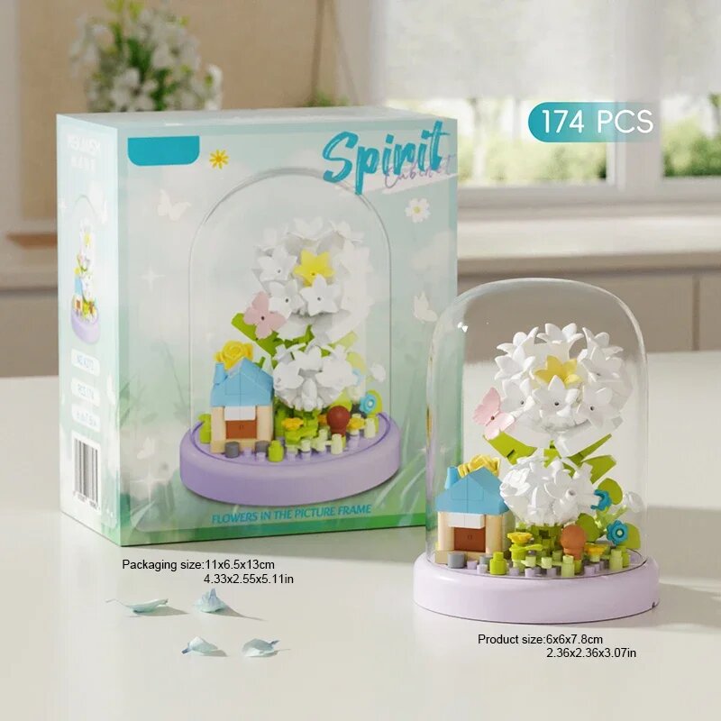 Набор строительных блоков Spirit, Белый, 174 PCs