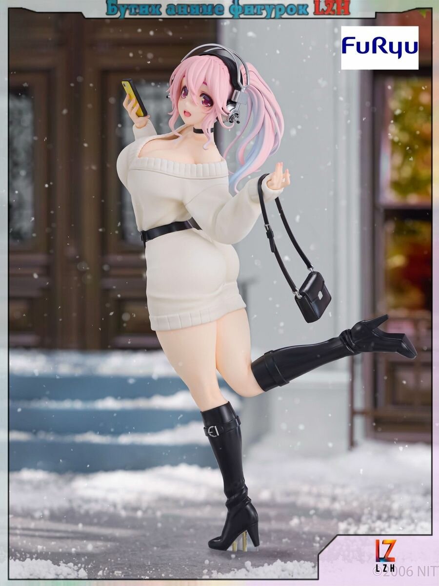 Аниме фигурка FuRyu Trio-Try-iT Super Sonico Зимние воспоминания 21 см