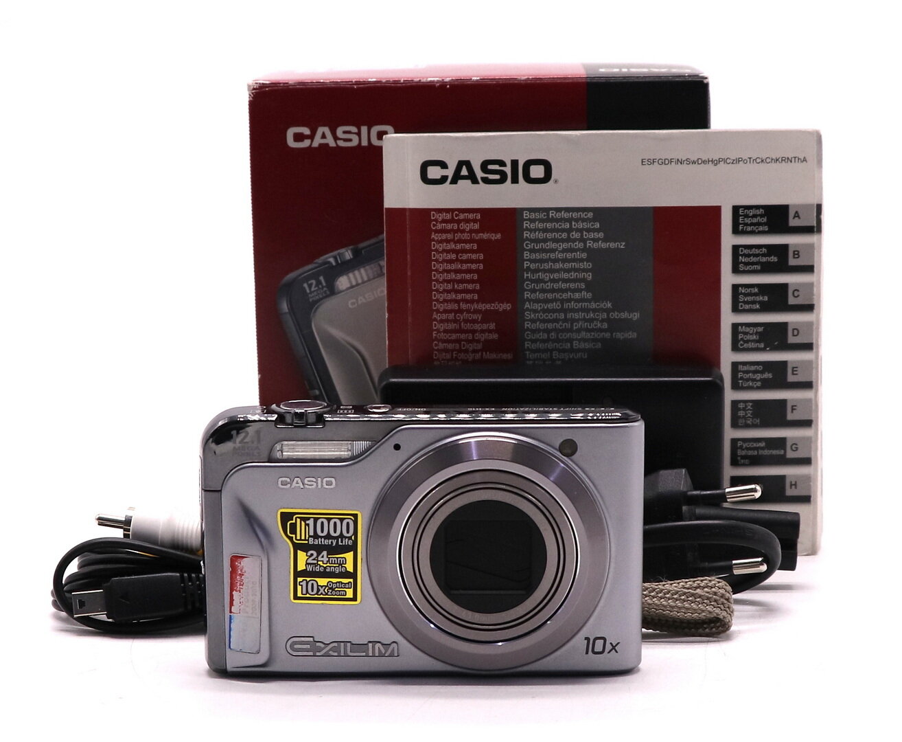 Фотоаппарат Casio Exilim EX-H10 в упаковке