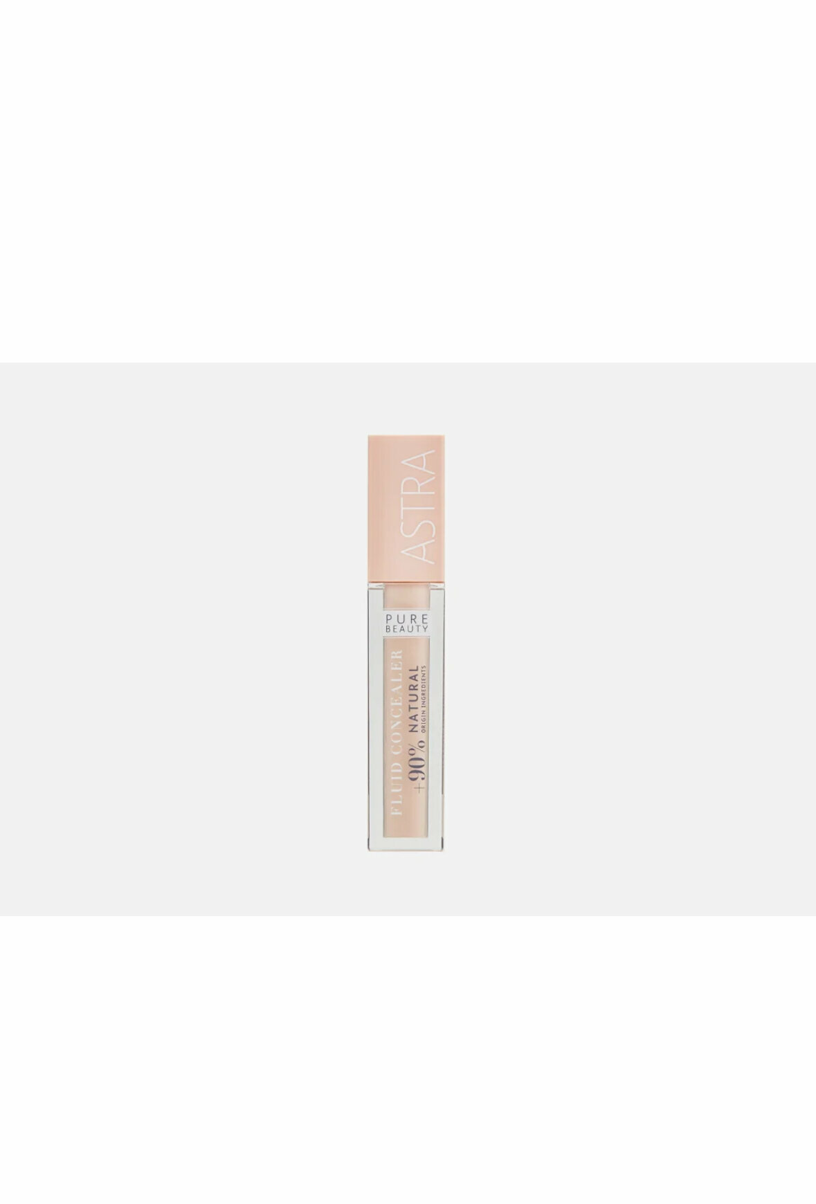 Консилер ASTRA Make-Up Pure Beauty Fluid Concealer 01, жидкий, 93 % натуральных ингредиентов