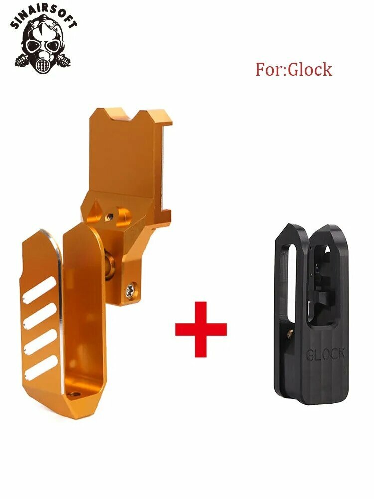 IPSC USPSA IDPA Тактический правой руки Airsoft кобура + блок вставки для Glock