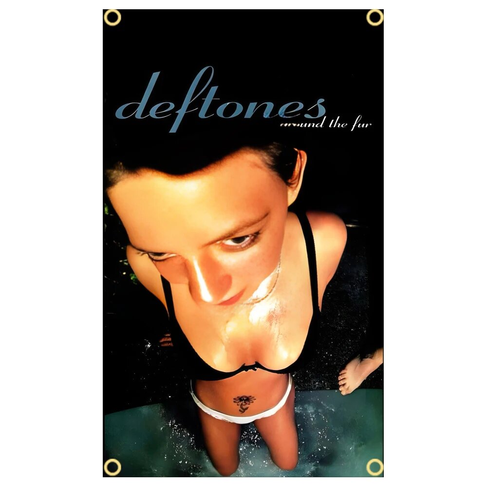 Флаг-гобелен D-Deftone Альтернативный Металл 60 х 90 см, FG90QJY24082912