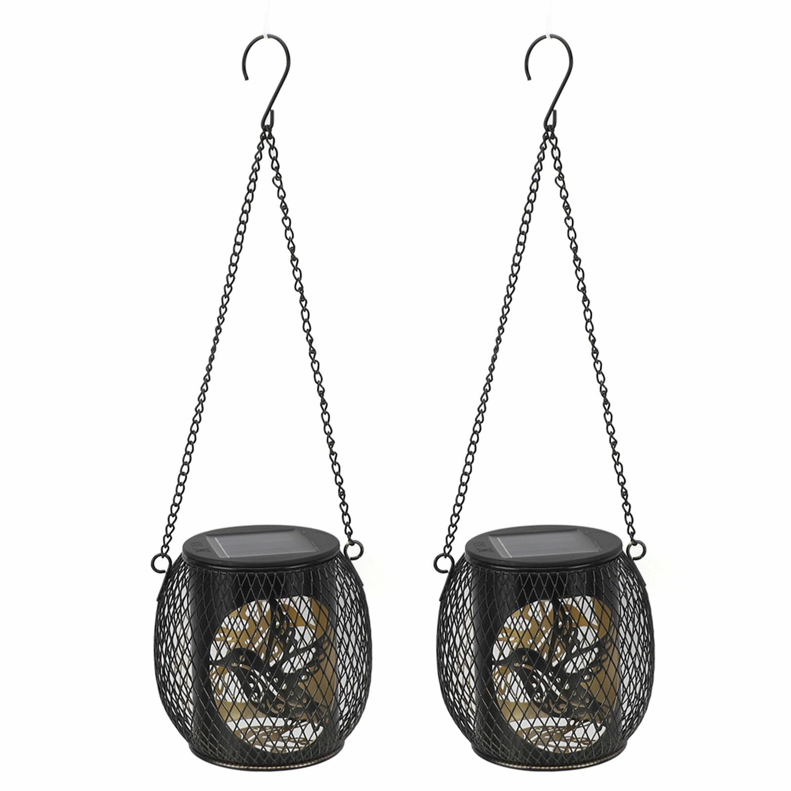 Солнечный фонарь IP65, высокое яркость, декоративный подвесной светильник для сада и двора, размер 11 см