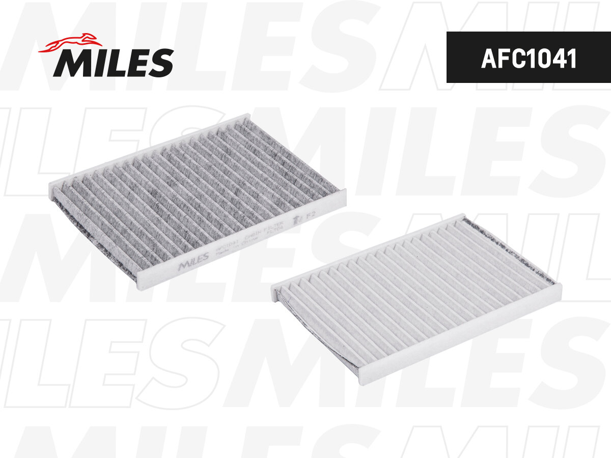 MILES Фильтр салона CHERY BONUS (A13) 01.03- 1.5/TIGGO 2 11.16- 1.5 угольный AFC1041