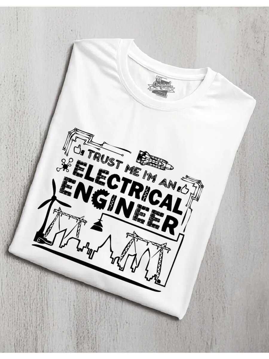 Футболка с принтом Инженер