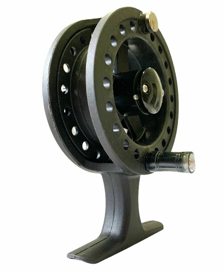 Катушка инерционная для Зимней Рыбалки Kaida Ice Fishing Reel DH 60 с фрикционом, левая