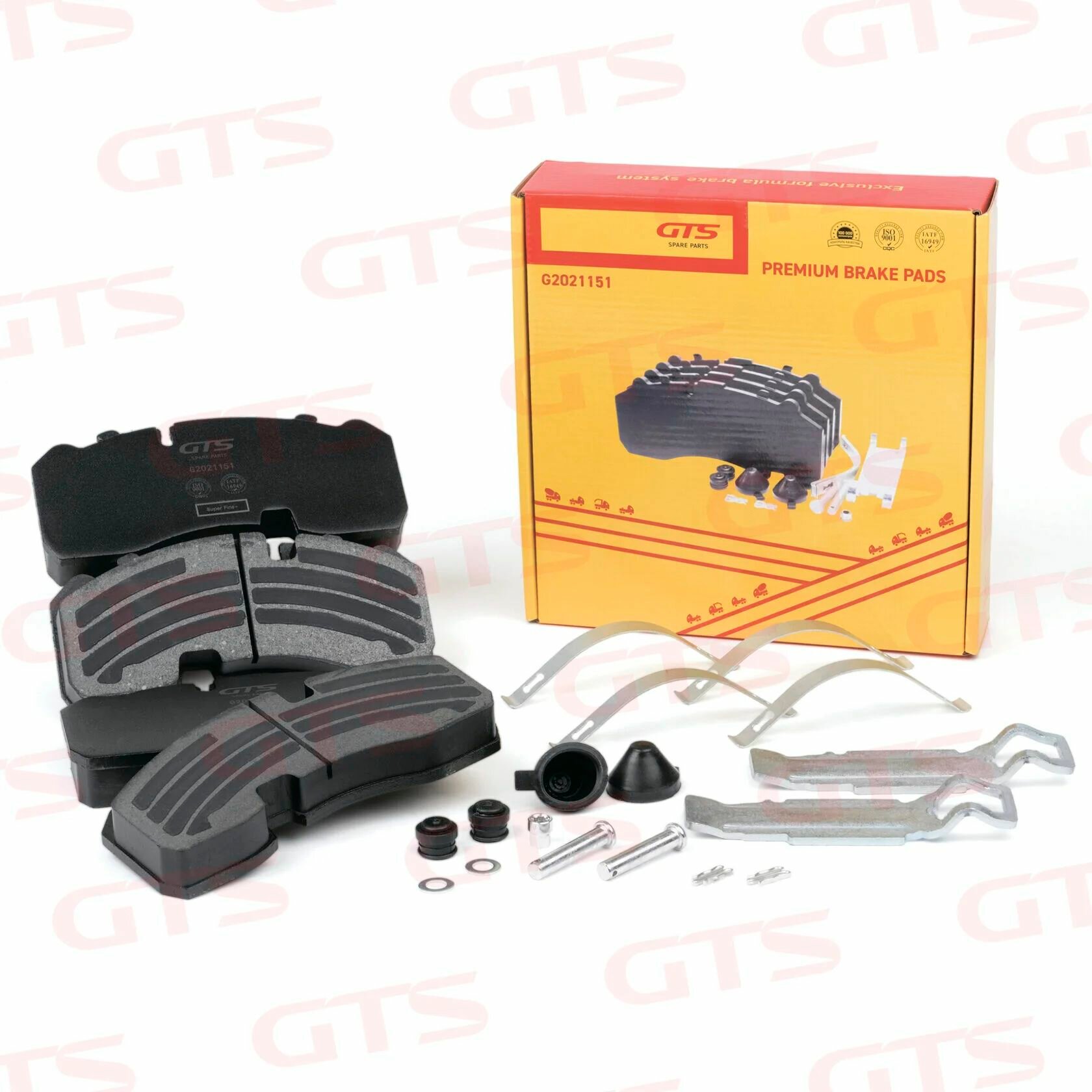 Колодки тормозные дисковые (с уст. компл) WVA 29165, 29268/ BPW