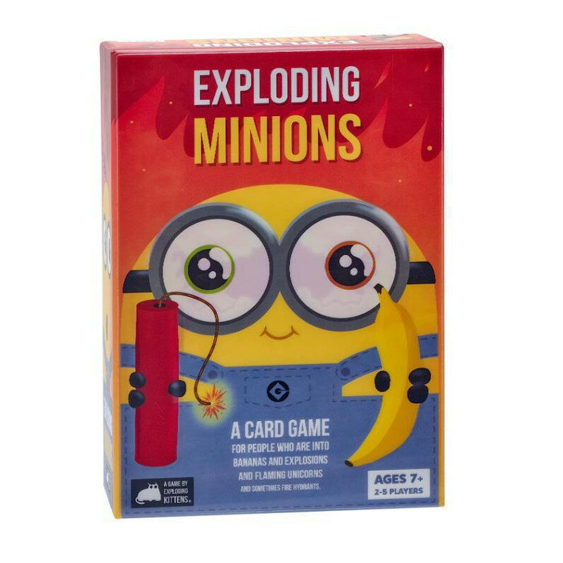 Набор карточек взрывающихся миньонов с увлекательными функциями для группового отдыха и обучения